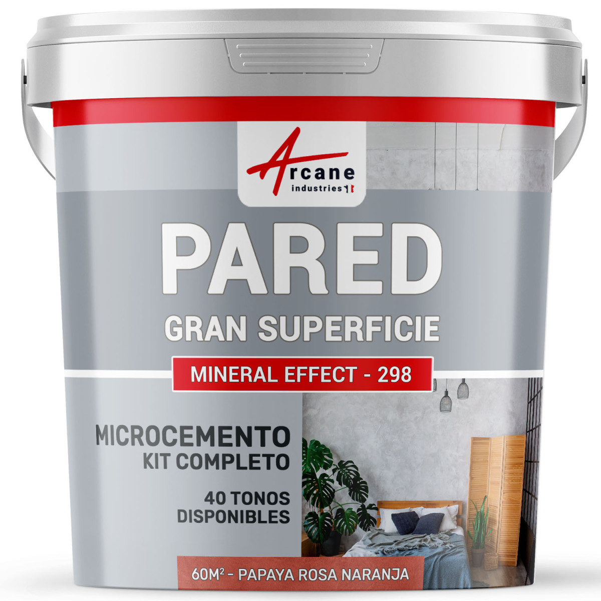 Microcemento Paredes - Kit Especial Gran Superficie Rosa | Maison Etanche