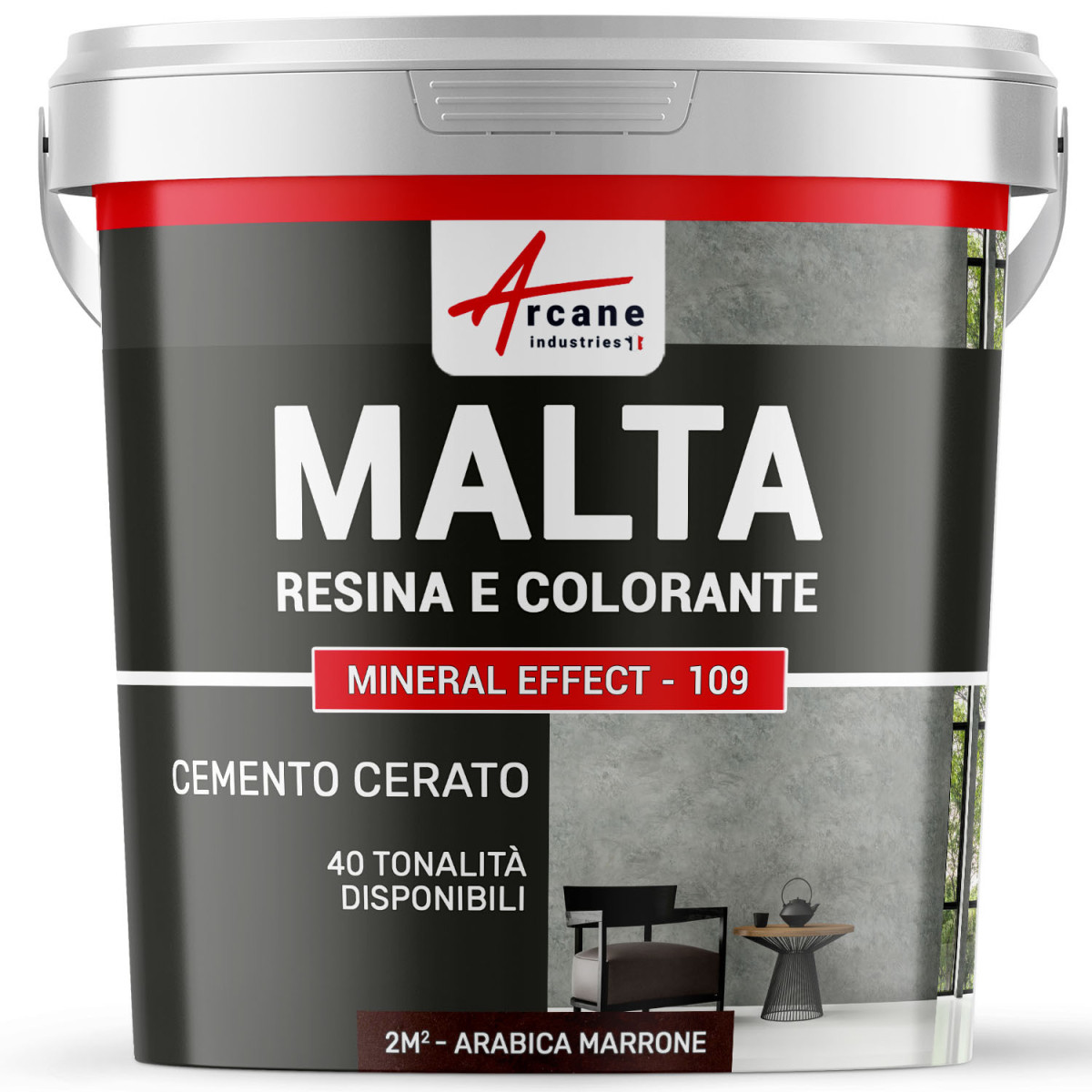 Kit Resina per cemento, malta e coloranti | Arcane Industries