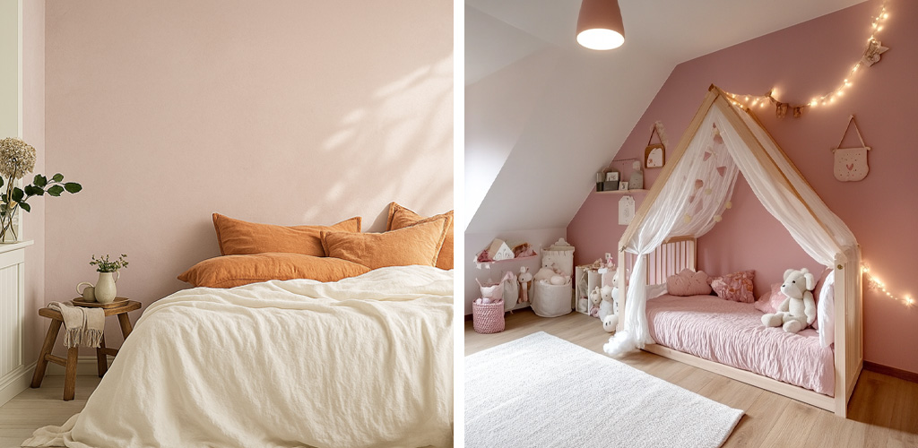 Peinture rose intérieure et extérieure – Teintes poudrées et modernes ...